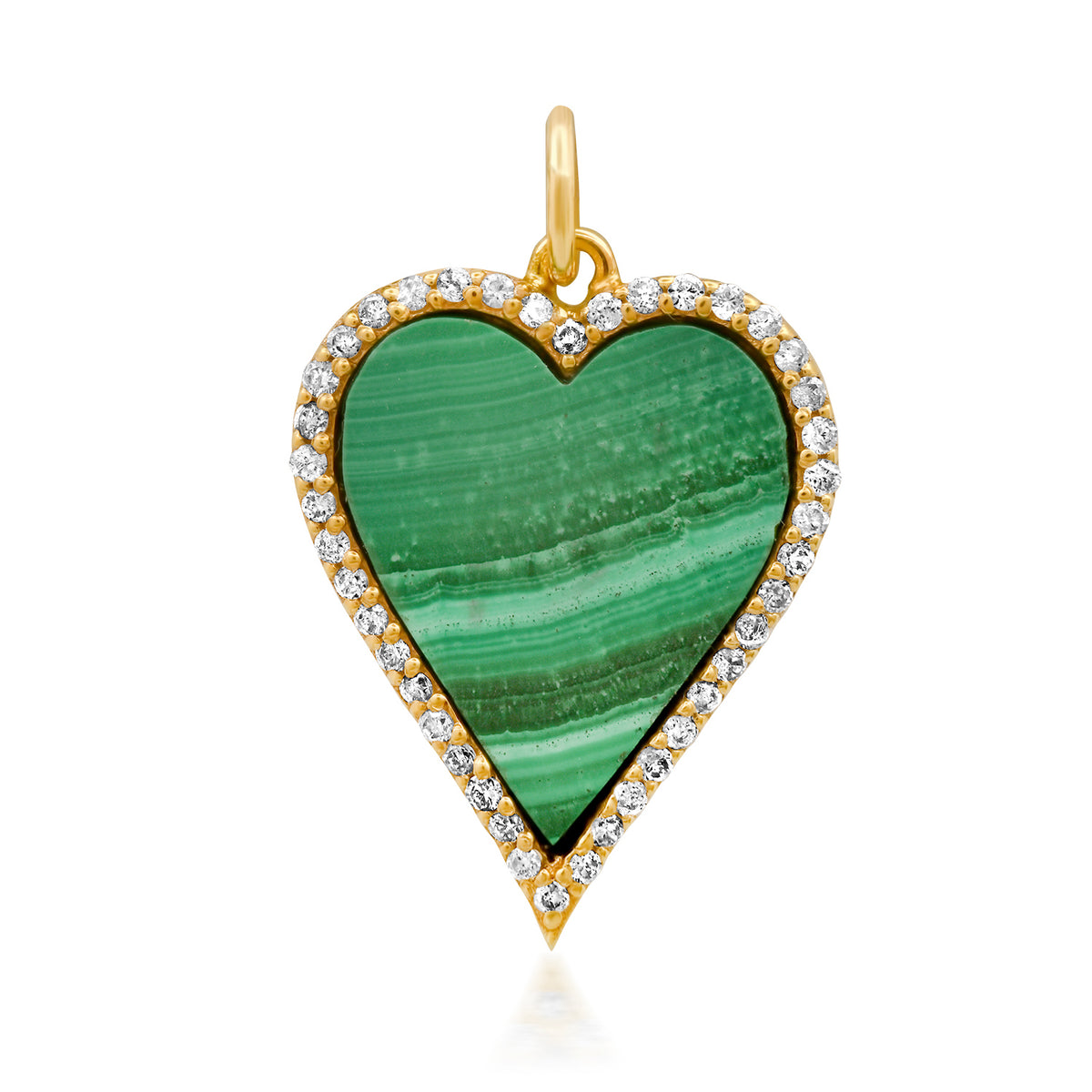 Heavenly Diamond & Gemstone Heart Charm – Milestones by Ashleigh Bergman