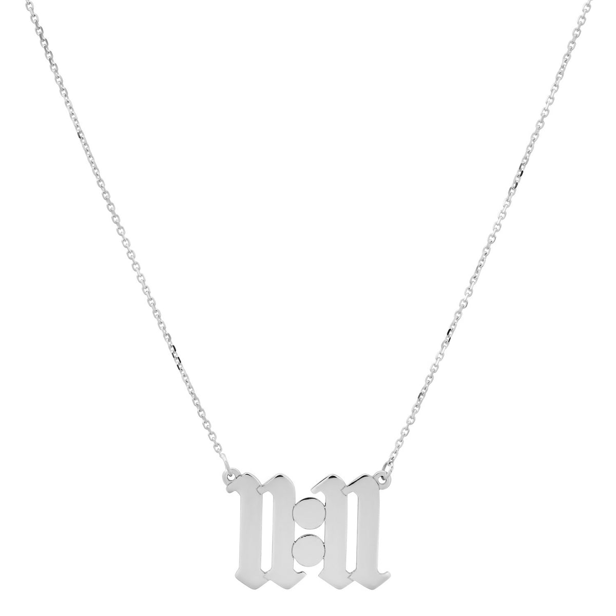 High Polish Old English Angel Hour Necklace – Milestones by Ashleigh ...