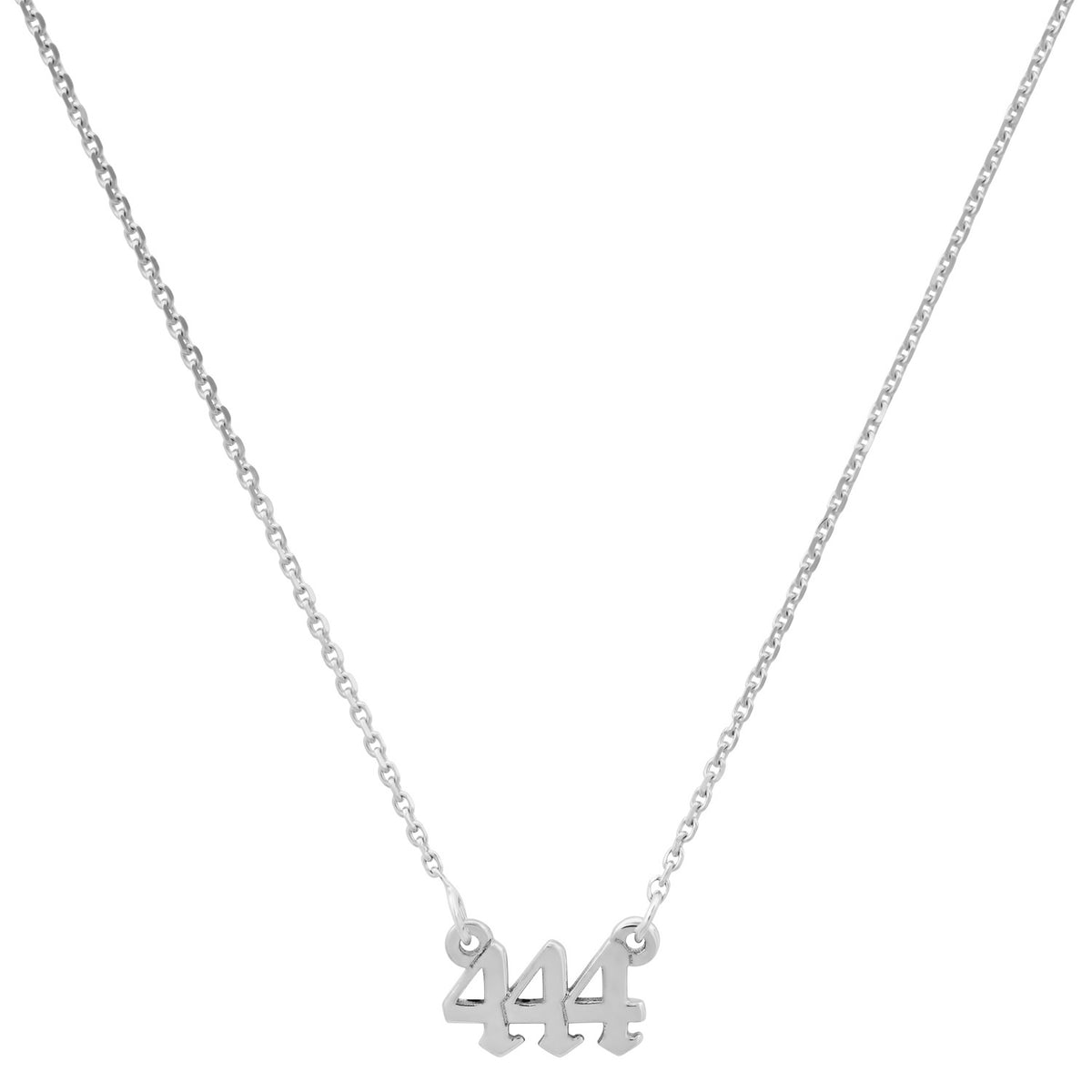 High Polish Old English Angel Number Necklace – Milestones by Ashleigh ...