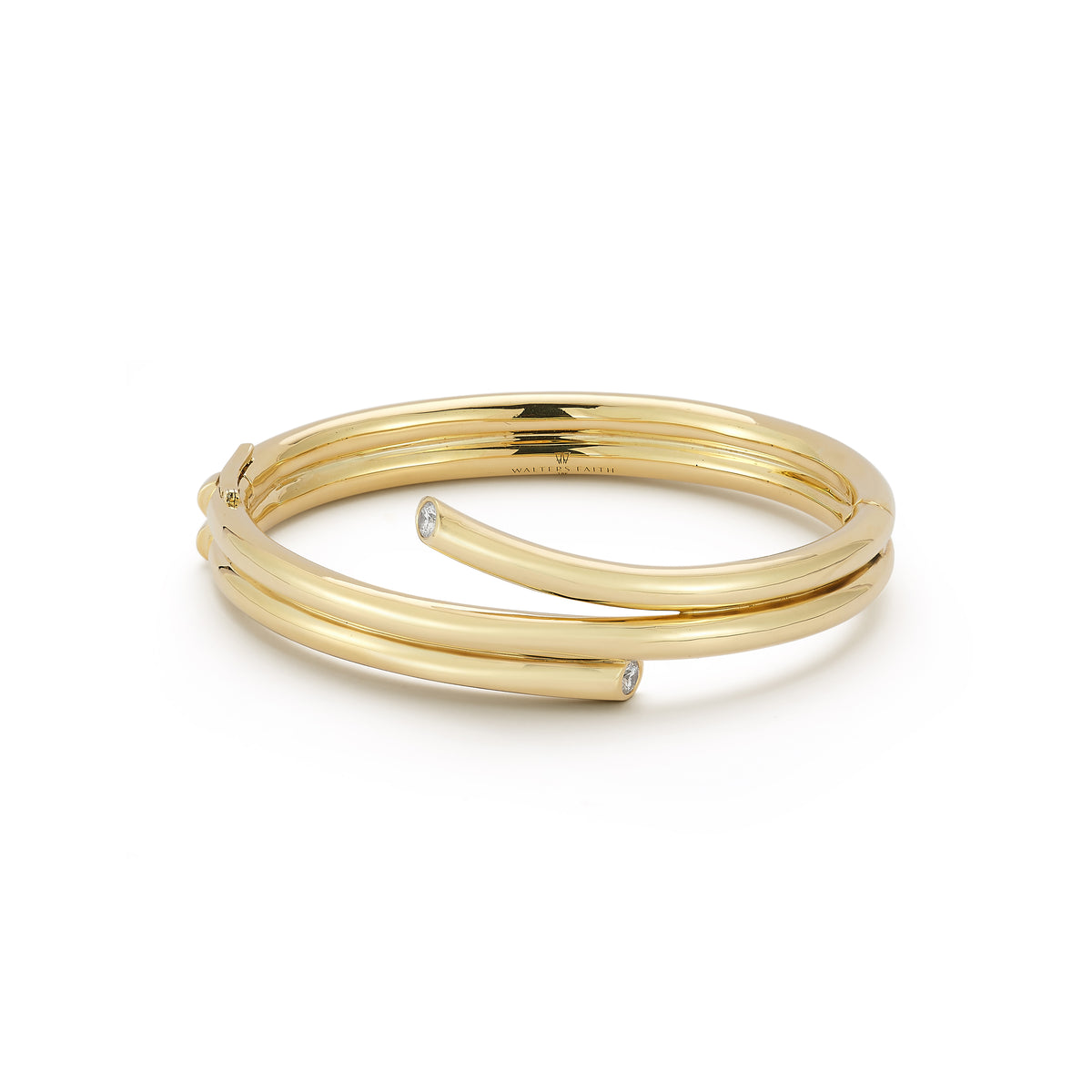 Thoby Gold & Diamond Double Spiral Bracelet – Milestones by Ashleigh ...