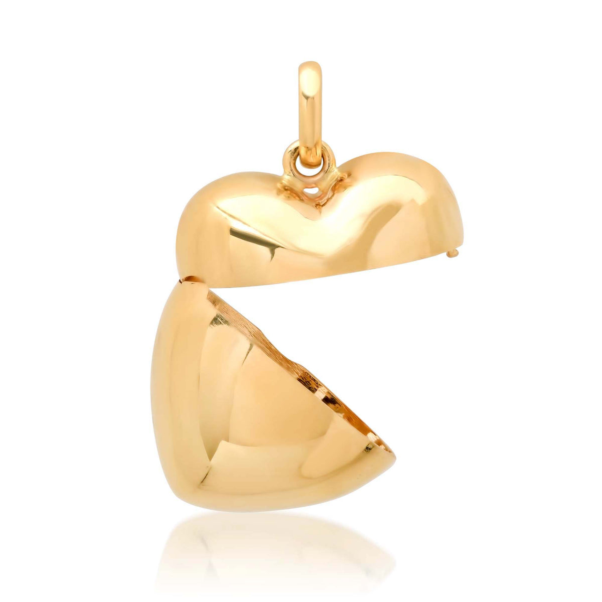 Big Gold Heart Locket Pendant – Milestones by Ashleigh Bergman