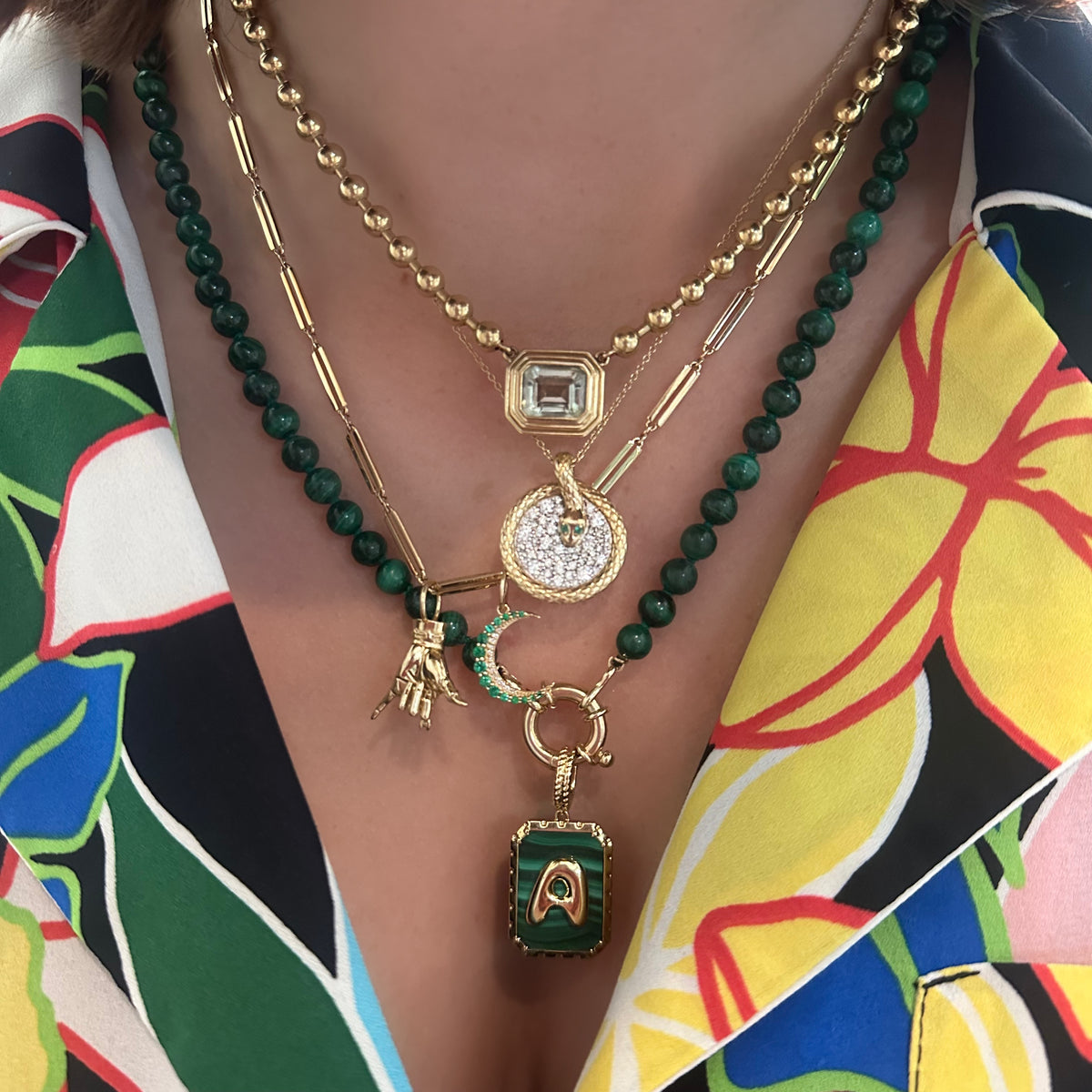 Gold Shaka Ladyfinger Charm – Milestones by Ashleigh Bergman