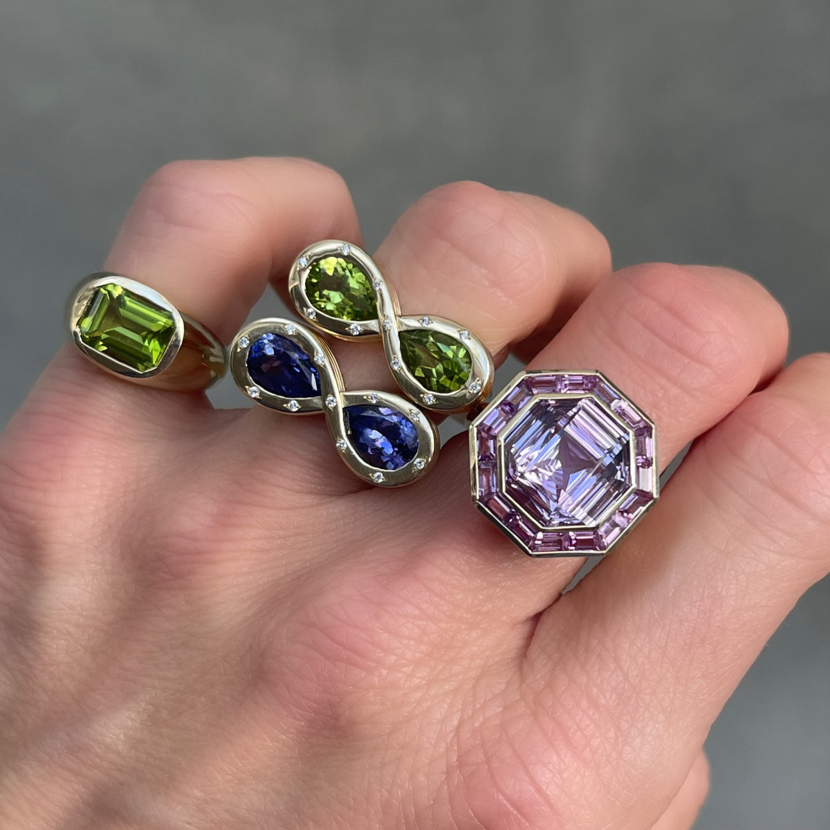 The Epic Gemstone Pinky Ring – Milestones by Ashleigh Bergman