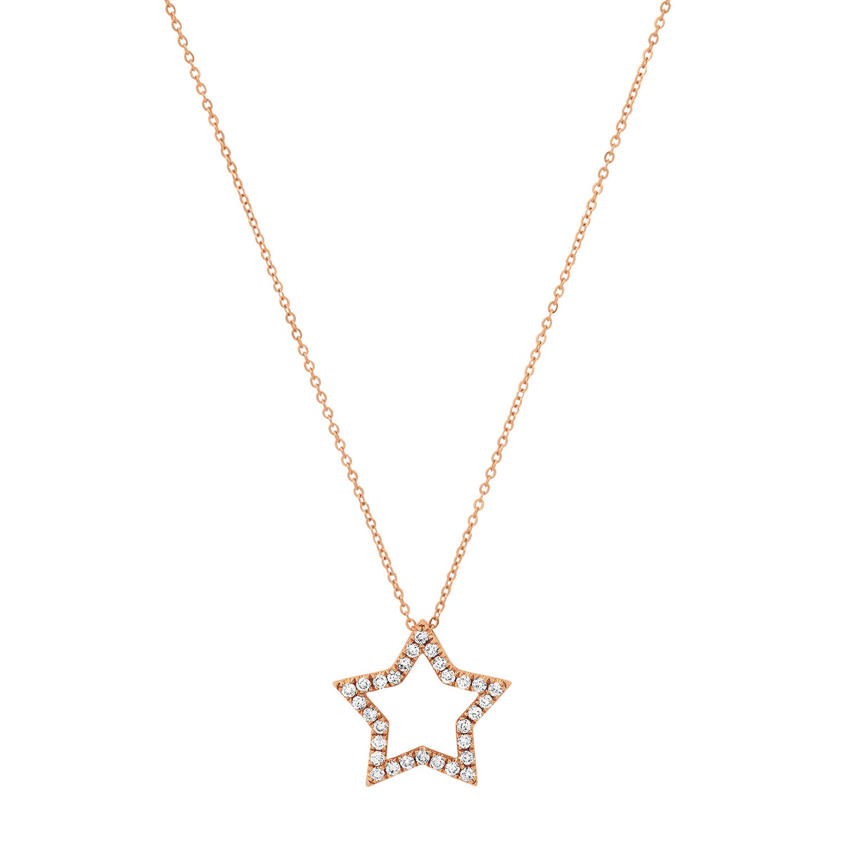 Open Diamond Star Twinkle Necklace – Milestones by Ashleigh Bergman
