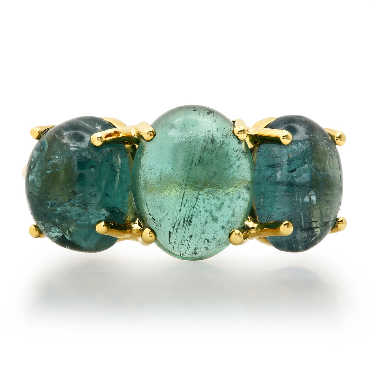 One of a Kind Jumbo Gumdrop Three Stone Cabochon Ring – Milestones by ...