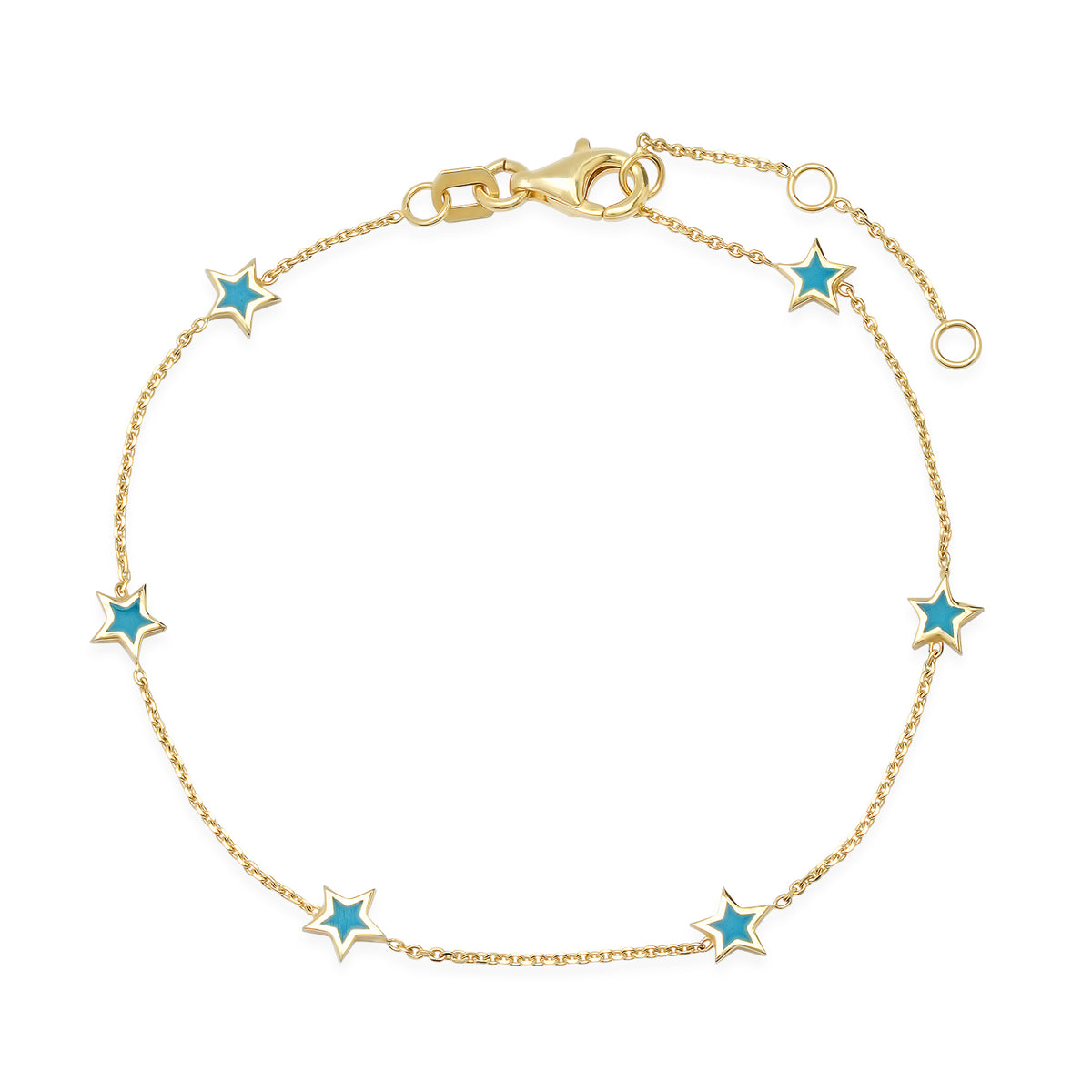 Blue Enamel Star Bracelet – Milestones by Ashleigh Bergman