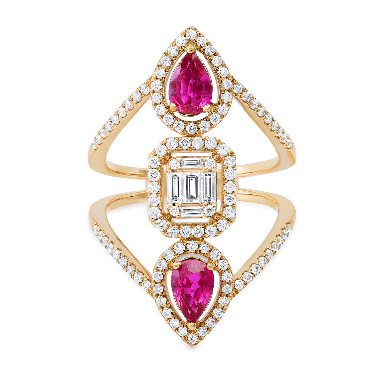 Goddess Ruby & Diamond Statement Ring – Milestones by Ashleigh Bergman