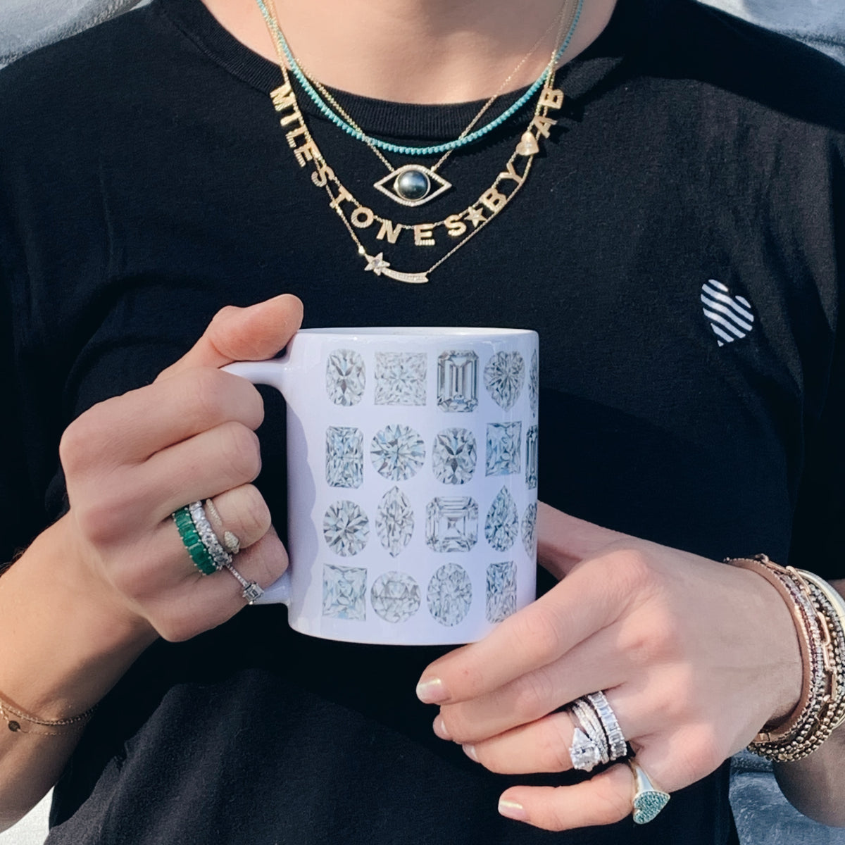 Diamond Shapes Coffee Mug – Milestones by Ashleigh Bergman