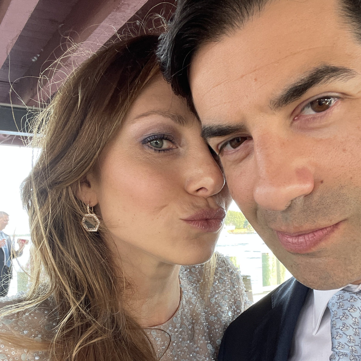 Bell Diamond and Rock Crystal Hexagon Drop Earrings – Milestones by ...