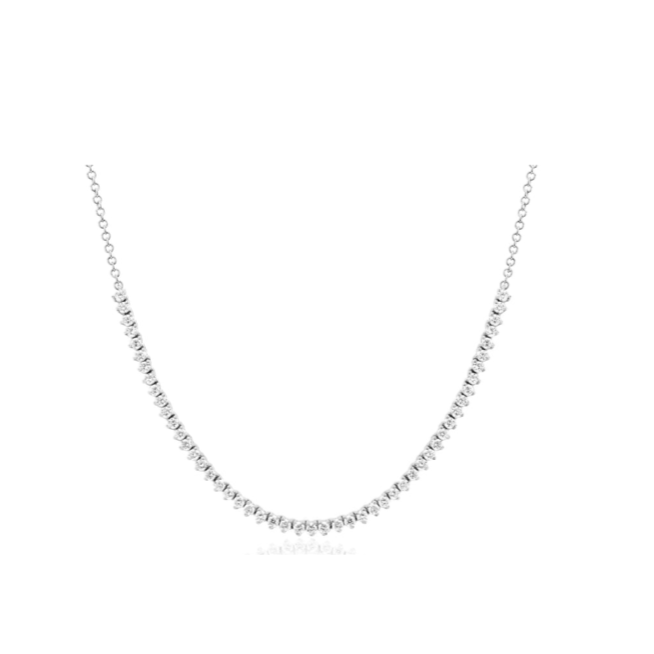 Delicate Round Diamond Necklace – Milestones by Ashleigh Bergman