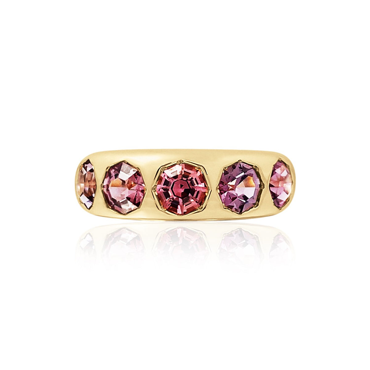 Octagonal Spinel Nomad Dome Ring – Milestones by Ashleigh Bergman