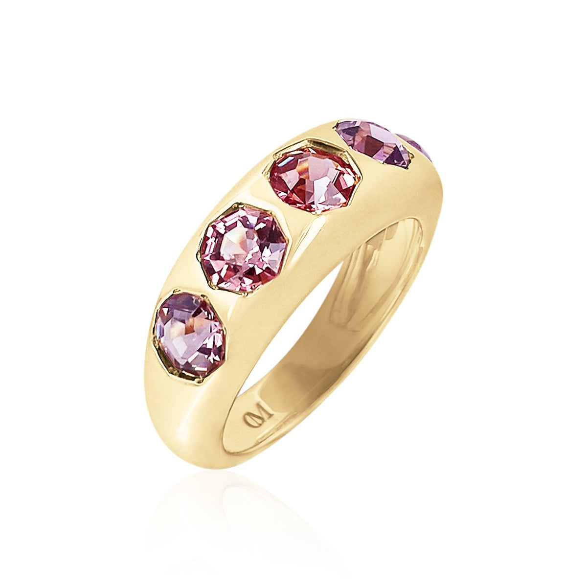 Octagonal Spinel Nomad Dome Ring – Milestones by Ashleigh Bergman