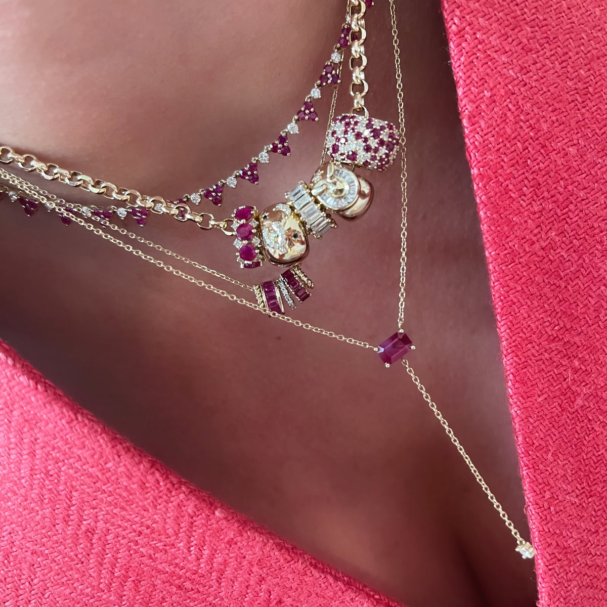 Finished Small Rolo Chain – Milestones by Ashleigh Bergman